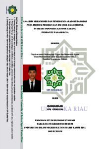 ANALISIS MEKANISME DAN PENERAPAN AKAD MURABAHAH PADA PRODUK PEMBIAYAAN BSI CICIL EMAS DI BANK ...